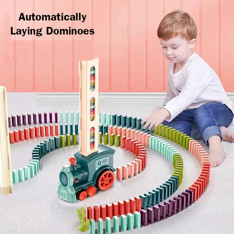 Try These Creative Ways to Play with Domino Train Set – Montessori Vision