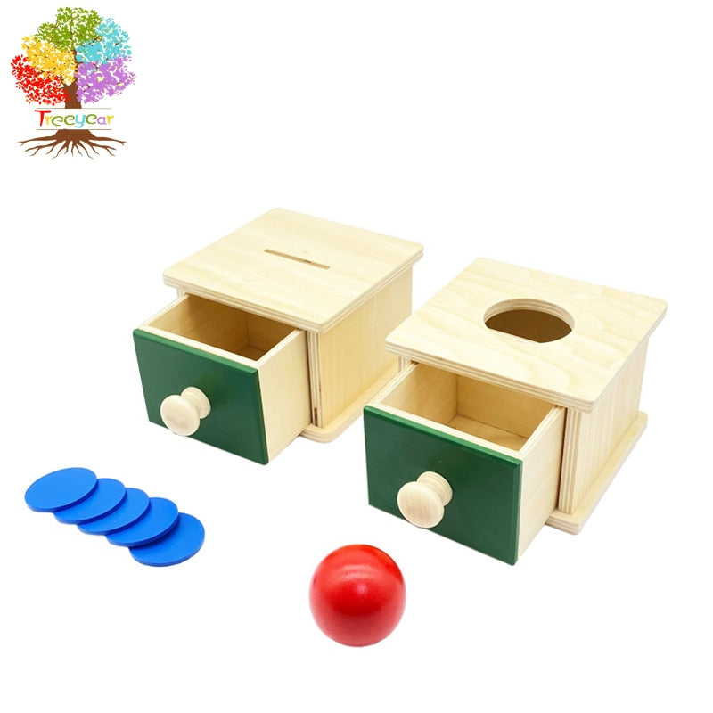 Permanence Box with Tray Life Skills Toys – Montessori Vision